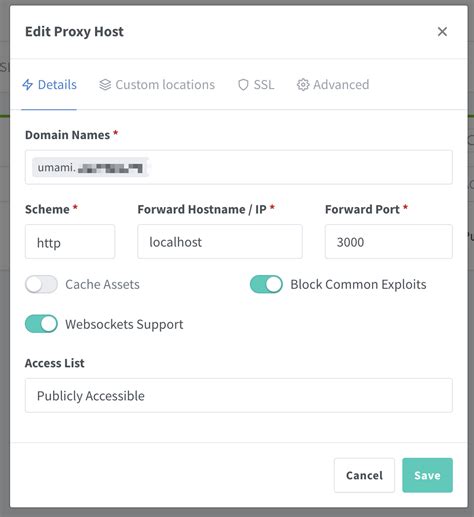 nginx port not being forwarded r selfhosted