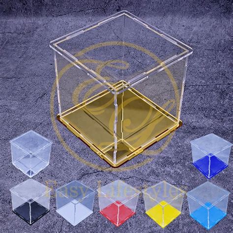 10 X 10x 10cm Acrylic Display Box Multi Color Case Diy Die Cast