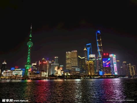 上海夜景外滩摄影图 国内旅游 旅游摄影 摄影图库 昵图网