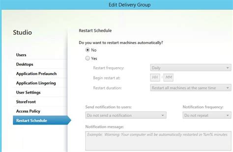 Create Multiple Vda Restart Schedules In Xenapp And Xendesktop 712 To Virtual Apps And Desktops