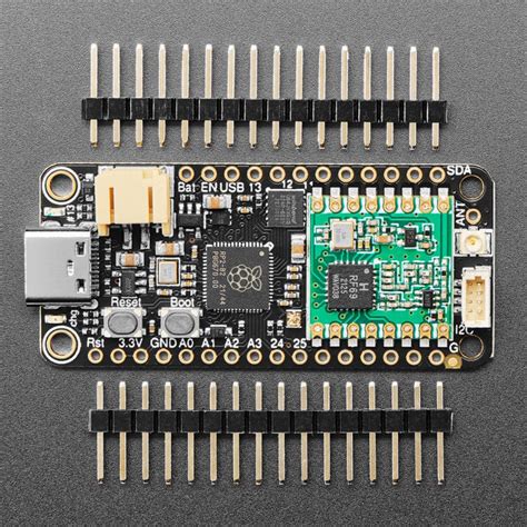Adafruit Feather Rp2040 Rfm69 Packet Radio 868 Or 915mhz Radiofruit And Stemma Qt The Pi Hut