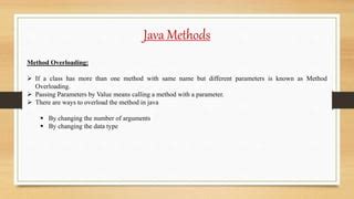 Lecture 4 Java Method Constructor Imp Keywords PPT