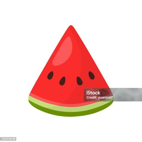 수박 슬라이스 그리기 귀여운 만화 열대 여름 과일 벡터 일러스트 레이 션 0명에 대한 스톡 벡터 아트 및 기타 이미지 0명