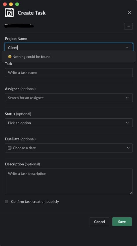 Notion Slack Integration—trouble With Slacks Create Task Shortcut