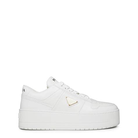 Prada Downtown Platform Women Platform Trainers Flannels