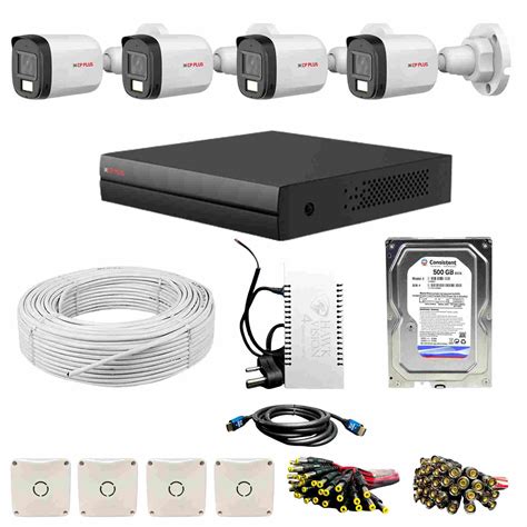 Buy CP PLUS MP Dual Light Audio Bullet Camera CP URC TC PL C L Combo Set With Ch DVR