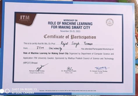 🚀 Exciting News Just A Few Days Ago I Completed A Workshop On The Role Rajat Singh Tomar