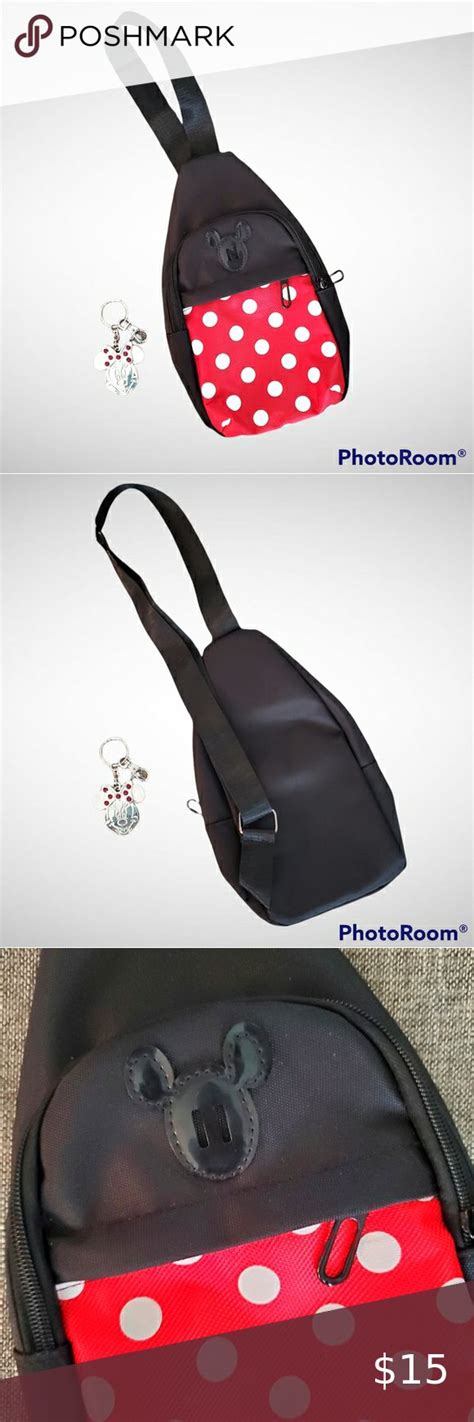 Minnie Mouse Inspired Polka Dot Sling Pack Sling Pack Bags Polka Dots
