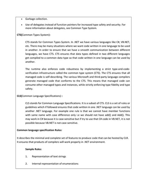 Mca 504 Dotnet Unit1 PDF