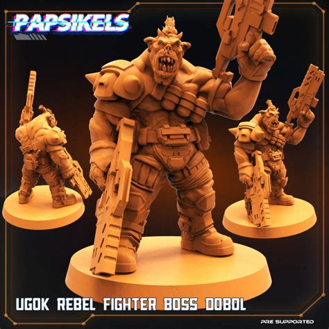 3d Printable April 2022 Release Dropship Troopers 2 Ugoks Rebellion By Papsikels Miniatures