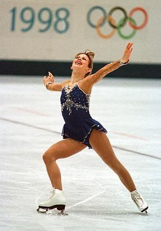 Tara Lipinski Performing Her Free Skate During The Xvll Winter Olympics