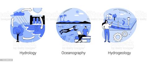 Ilustración De Applied Geoscience Abstract Concept Vector Illustrations Y Más Vectores Libres De