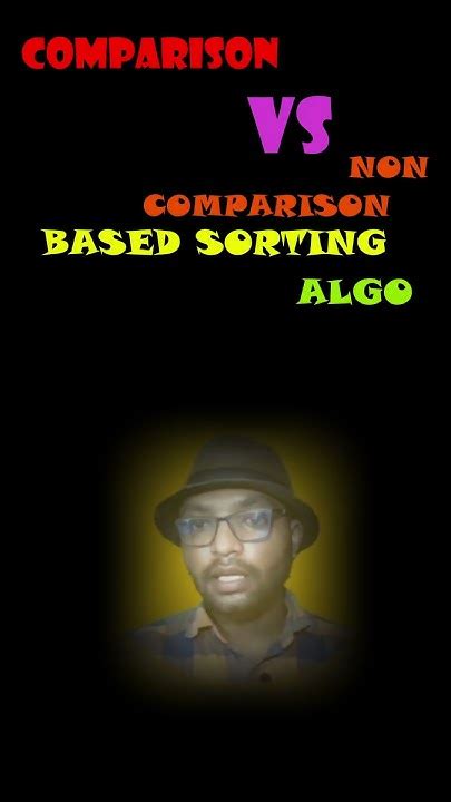 Comparison Vs Non Comparison Based Sorting Algorithm Ytshorts Shorts