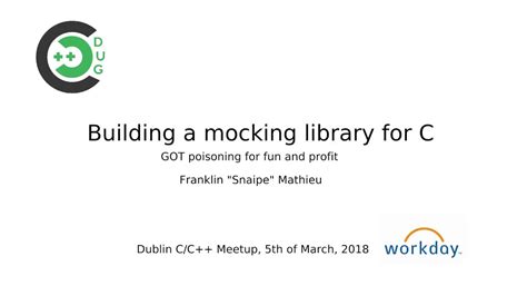 Building A Mocking Framework For C Franklin Mathieu Youtube