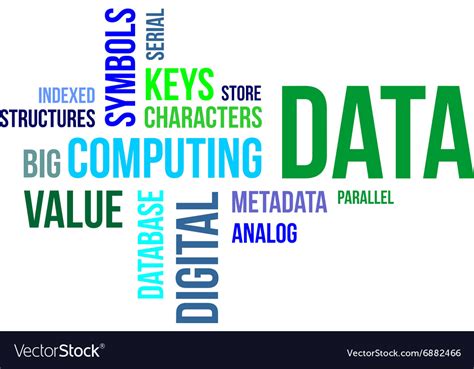 Word Cloud Data Royalty Free Vector Image Vectorstock