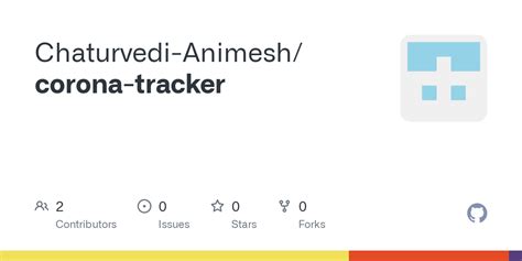 GitHub Chaturvedi Animesh Corona Tracker