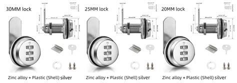 4pcs Combination Cam Lockzinc Alloy Plastic Vadania Hardware Uk