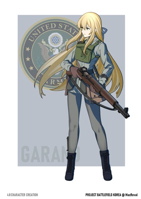 Macayase M1 Garand Girls Frontline Girls Frontline United States Army Absurdres Highres