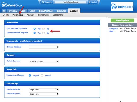 How To Turn On Admin Notifications For Admins Only Yachtcloser Help