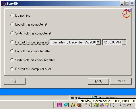 A Tool To Perform Automatic Shutdown Log Off Or Restart Action Codeproject