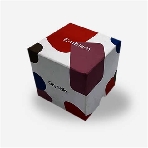 Custom Printed Cube Boxes Cube Boxes Custom Packaging Shop