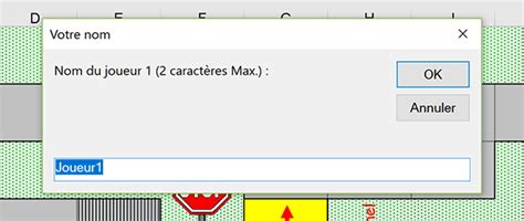 Jeu de société en Visual Basic Excel
