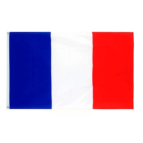 Флаглинк 3x5fts 90 150 см синий белый красный Fra Fr Французский флаг
