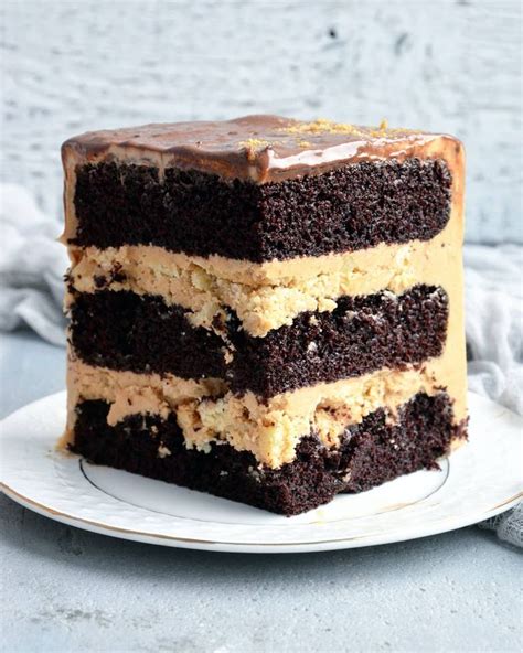 Арахисовый торт Влажные коржи с насыщенным шоколадным вкусом на французском какао мега