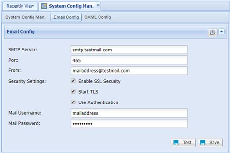 Email Server Configuration Single Connect Reference Guide