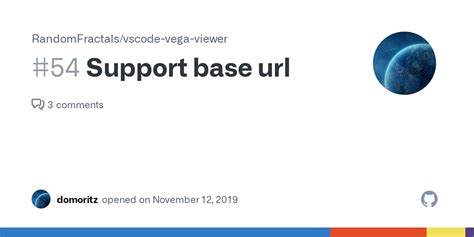 Support Base Url · Issue 54 · Randomfractalsvscode Vega Viewer · Github