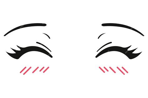 Premium Vector Cute Anime Girl Eyes Vector Illustration