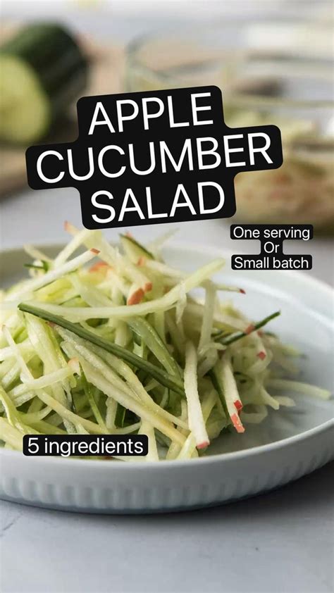 Apple Cucumber Salad Recipe