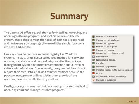 ppt linux fundamentals package management powerpoint presentation