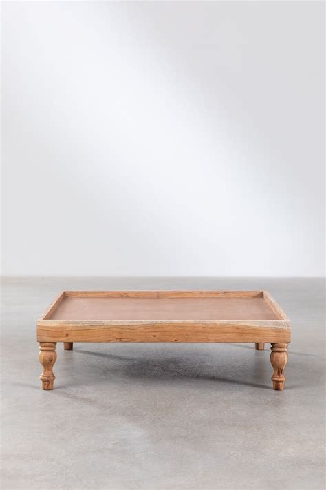 Dhel Design Acacia Wood Modular Sofa Base Sklum