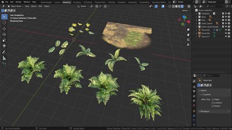 Blender Jungle Terrain Geometry Node Superhive Formerly Blender Market