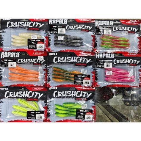 Rapala Crushcity Soft Bait Creeper The Jerkumpan Plastik Rapalasoft