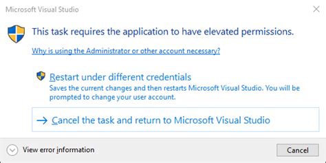 Windows Why Do My Visual Studio Solution Executables Need To Run As Administrator Stack