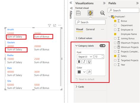 Power Bi Format Multi Row Card Geeksforgeeks