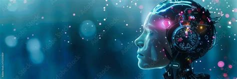 Abstract Artificial Intelligence Neural Network An Ai Brain With Neural Network Connections