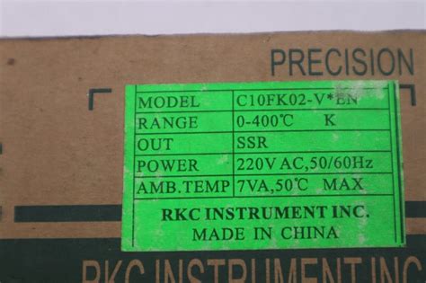 NEW OPEN BOX RKC Temperature Controller REX C FK V EN STOCK K For Sale Surplus Record