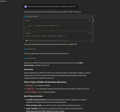 Abap Mcp Precise Answers From Abap Keyword Docu Sap Community