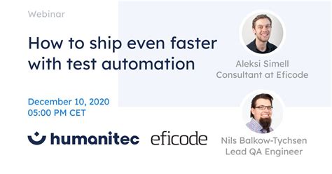 how to ship even faster with test automation r testautomation