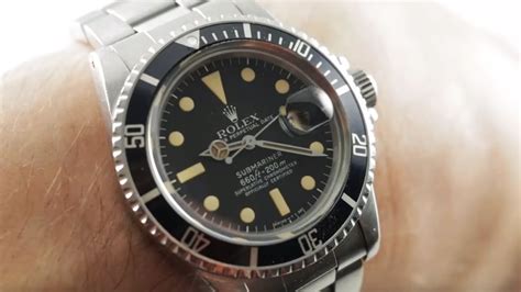 Rolex Submariner Date 1680 Vintage Rolex Dive Watch Review Youtube