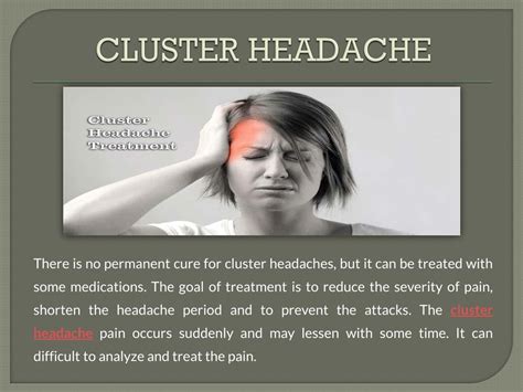 Ppt How To Treat Cluster Headache Powerpoint Presentation Free
