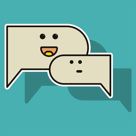 대화 구름 벡터와 스티커 채팅 아이콘 Eps Ai Uidownload