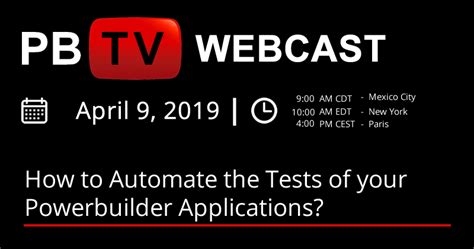 6 New Powerbuildertv Webcasts