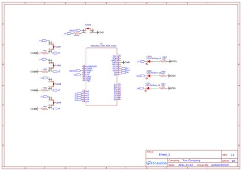 Group Task PCB LED Pattern EasyEDA Open Source Hardware Lab