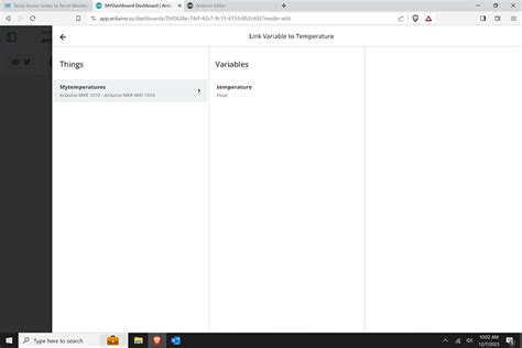 Temp Sensor Writes To Serial Monitor Not To Dashboard Cloud Iot