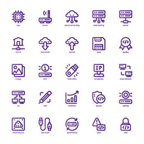 Website Hosting Icon Pack For Your Website Design Logo App And User Interface Website