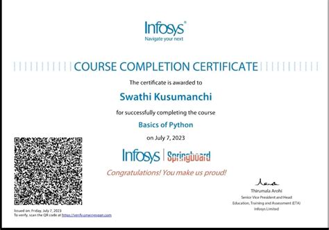 swathi kusumanchi on linkedin completed certification on basics of